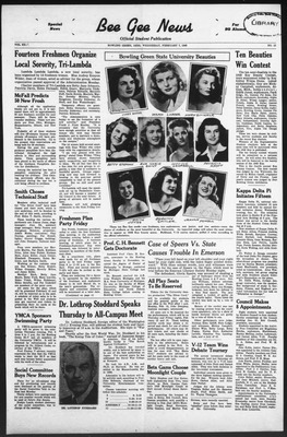 "Bee Gee News February 7, 1945" by Bowling Green State University