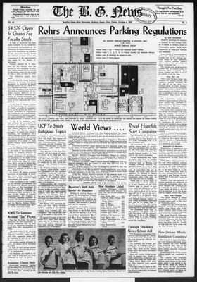 "The B.G. News October 4, 1957" by Bowling Green State University