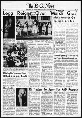 "The B-G News May 7, 1963" by Bowling Green State University