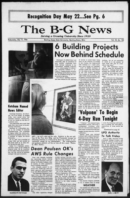 "The B-G News May 11, 1966" by Bowling Green State University
