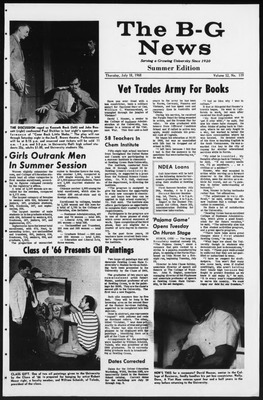 "The B-G News July 18, 1968" by Bowling Green State University