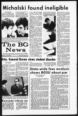 "The BG News June 5, 1969" by Bowling Green State University