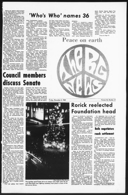 "The BG News December 5, 1969" by Bowling Green State University
