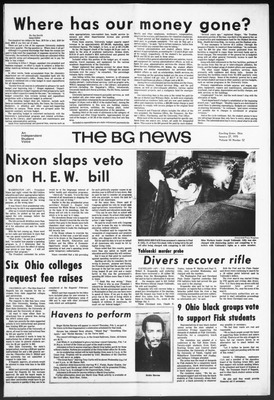 "The BG News January 27, 1970" by Bowling Green State University