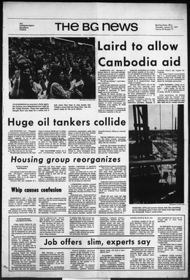 "The BG News January 21, 1971" by Bowling Green State University