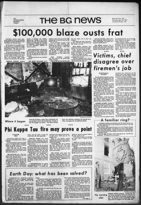 "The BG News April 22, 1971" by Bowling Green State University