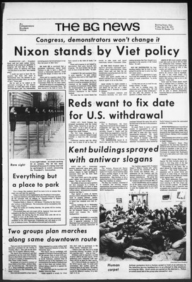 "The BG News April 30, 1971" by Bowling Green State University
