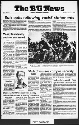 "The BG News October 5, 1976" by Bowling Green State University