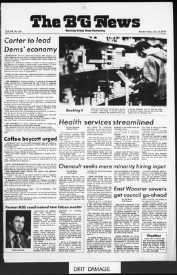 "The BG News January 5, 1977" by Bowling Green State University