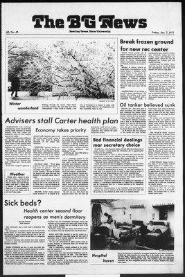 "The BG News January 7, 1977" by Bowling Green State University