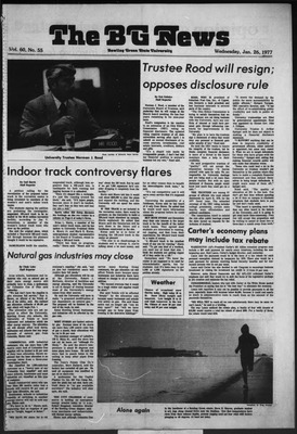 "The BG News January 26, 1977" by Bowling Green State University