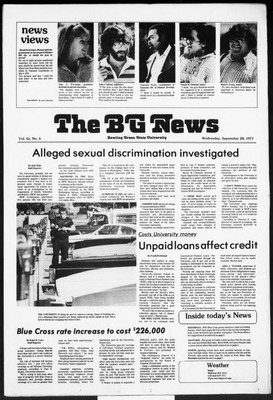 "The BG News September 28, 1977" by Bowling Green State University