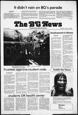 "The BG News October 4, 1977" by Bowling Green State University