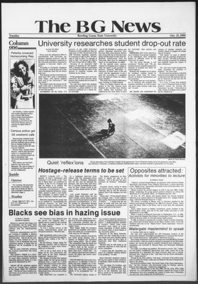 "The BG News October 21, 1980" by Bowling Green State University