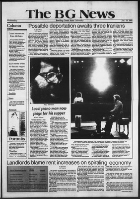 "The BG News January 28, 1981" by Bowling Green State University