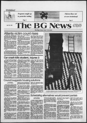 "The BG News April 28, 1981" by Bowling Green State University