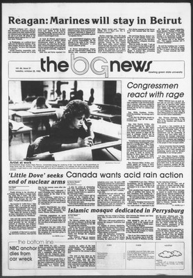 "The BG News October 25, 1983" by Bowling Green State University