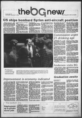 "The BG News December 14, 1983" by Bowling Green State University