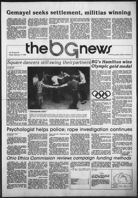 "The BG News February 17, 1984" by Bowling Green State University