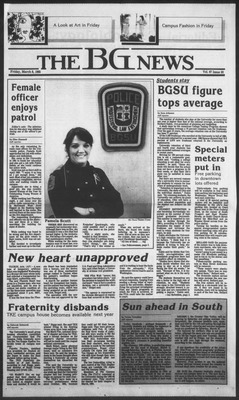 "The BG News March 8, 1985" by Bowling Green State University
