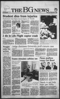 "The BG News December 11, 1985" by Bowling Green State University