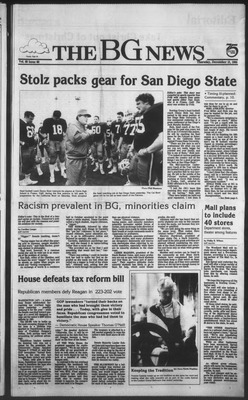 "The BG News December 12, 1985" by Bowling Green State University