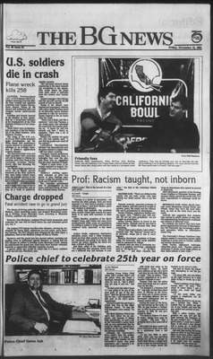 "The BG News December 13, 1985" by Bowling Green State University