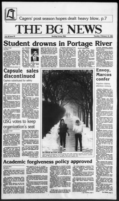 "The BG News February 18, 1986" by Bowling Green State University