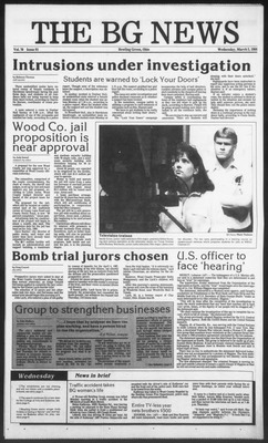 "The BG News March 2, 1988" by Bowling Green State University