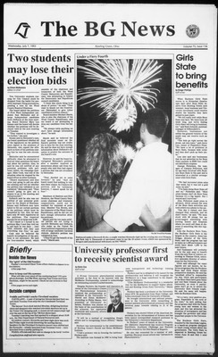 "The BG News July 7, 1993" by Bowling Green State University