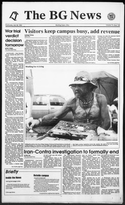 "The BG News July 28, 1993" by Bowling Green State University