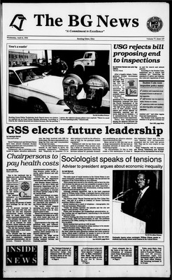 "The BG News April 6, 1994" by Bowling Green State University