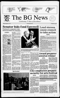 "The BG News September 8, 1995" by Bowling Green State University