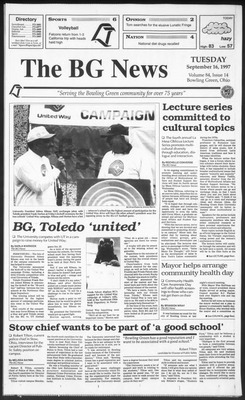 "The BG News September 16, 1997" by Bowling Green State University