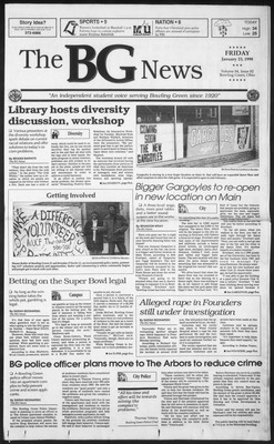 "The BG News January 23, 1998" by Bowling Green State University