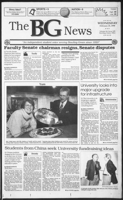 "The BG News February 25, 1998" by Bowling Green State University