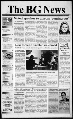 "The BG News March 19, 1999" by Bowling Green State University