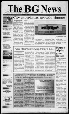 "The BG News April 1, 1999" by Bowling Green State University