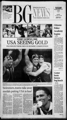 "The BG News September 19, 2000" by Bowling Green State University