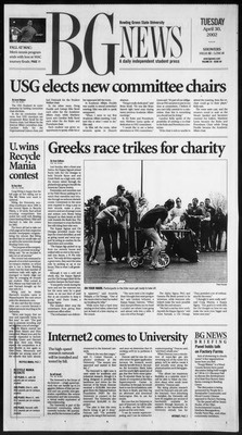 "The BG News April 30, 2002" by Bowling Green State University