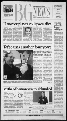 "The BG News November 6, 2002" by Bowling Green State University