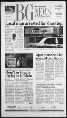"The BG News September 16, 2004" by Bowling Green State University