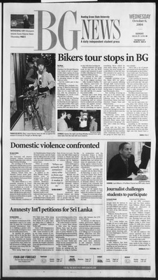 "The BG News October 6, 2004" by Bowling Green State University